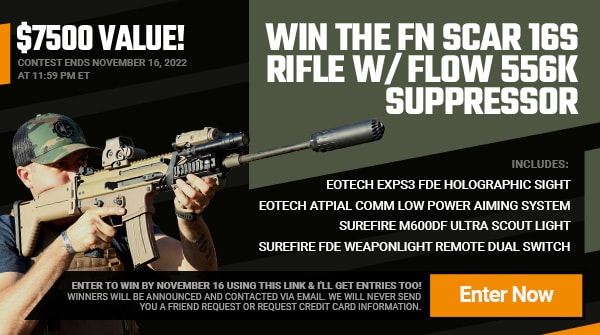 Contest - Win The FN SCAR 16S Rifle w/ FLOW 556k Suppressor