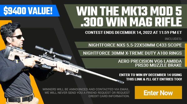 Contest - Win The MK13 Mod 5 .300 Win Mag Rifle
