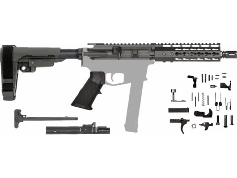 CBC Induistries 9mm AR-15 Complete Pistol Kit Minus Lower Reciever