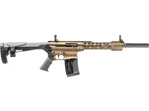 GForce Arms GF25 12 Gauge 18.5" BBL AR-12 Shotgun - Burn Bronze US Flag