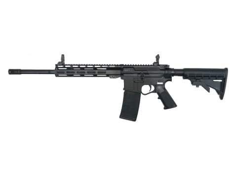 Plum Crazy 5.56 AR-15 Rifle, 16", 10" M-LOK, 30rd Mag, Flip Up Sights