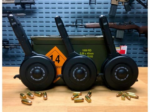 Glock .40 Cal 50 Round Drum Magazine For All .40 Caliber Glock Handguns
