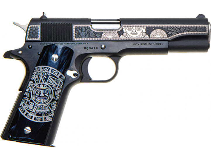 Colt Defense O1911C38MQM 1911 Mama Quilla Moon Goddess 38SUP BLD/GOLD