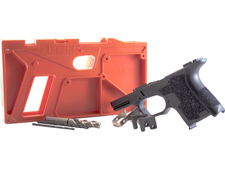 Polymer80 P80PF940SCBL G26/27 Gen 3 Compatible Frame Kit Polymer Black