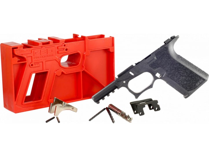 Polymer80 P80PF940CV1B G19/23 Gen 3 Compatible Frame Kit Polymer Black