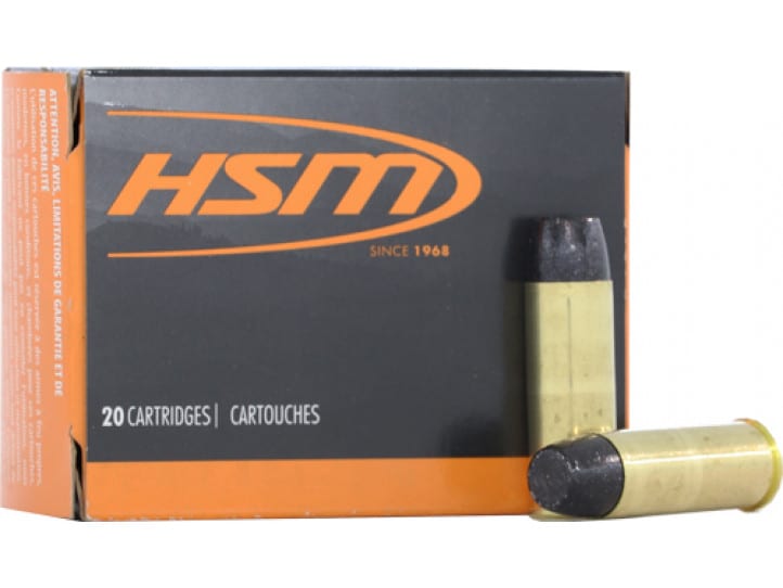 HSM SUBSONIC 45 LC 400GR HARD CAST LEAD FN AMMO 20 Rds