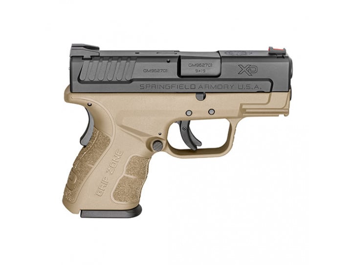 Springfield XDG9801FDE XD Mod.2 Sub-Compact Double 9mm 3" 10+1 Flat