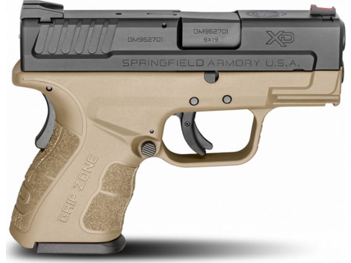 Springfield XDG9801FDE XD Mod.2 Sub-Compact Double 9mm 3" 10+1 Flat