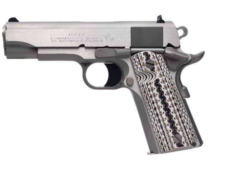 Colt Talo Commander Plus 45 ACP Pistol, 4.25" Stainless Steel G10 Grips