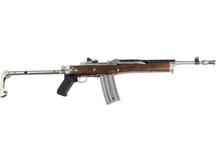 Samson 10-00001-00 A-TM Folding Stock Stainless Steel & Walnut Finish