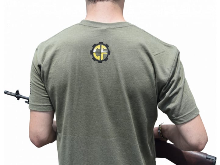 Classic Firearms Military Green T-Shirt For Sale - ClassicFirearms.com