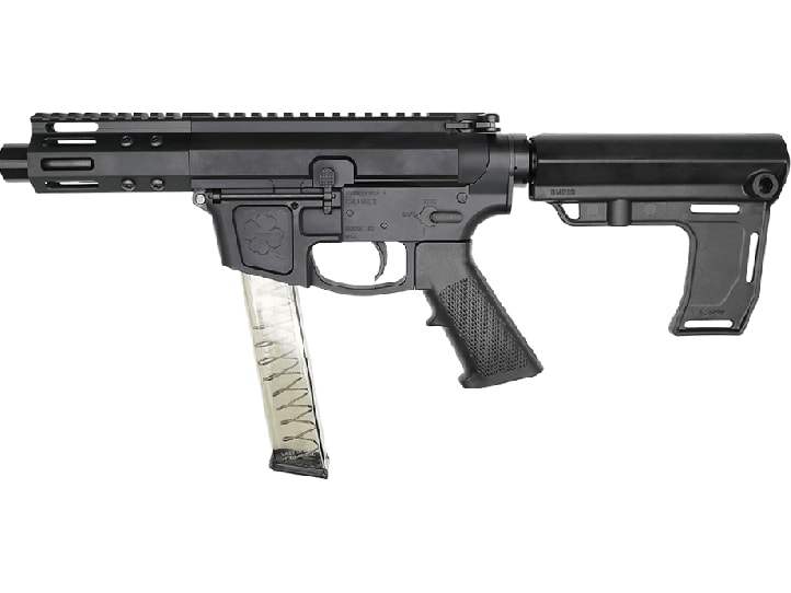Foxtrot Mike FM-9 AR-15 Pistol 9mm 3" Barrel With Faux Suppressor