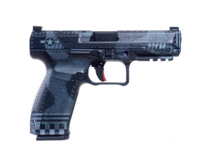 Canik Mete SFT Blue Bomber 9mm 4.5" BBL, 18rd Semi-Auto Pistol, Optic Cut