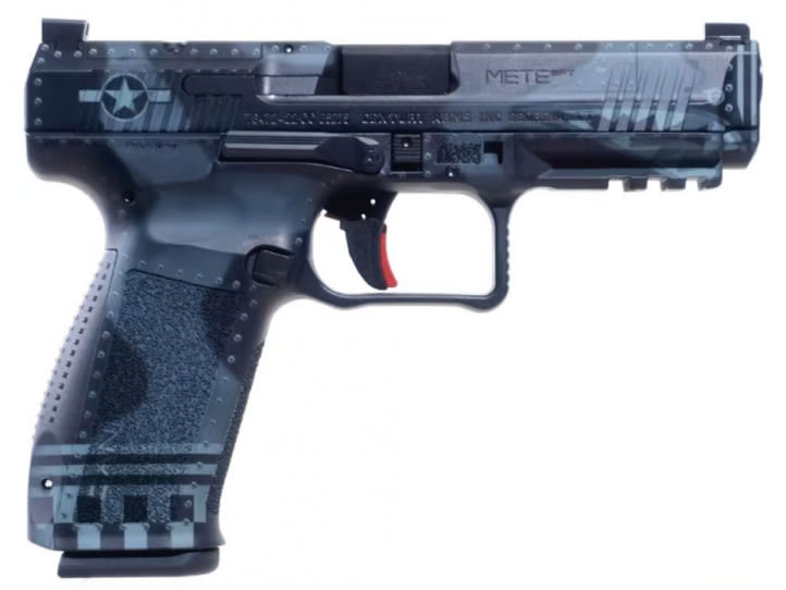 Canik Mete SFT Blue Bomber 9mm 4.5" BBL, 18rd Semi-Auto Pistol, Optic Cut