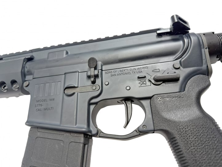 Sons of Liberty M4 L89, 5.56 NATO, Pinned and Welded 14.5" w/ HUXWRX ...