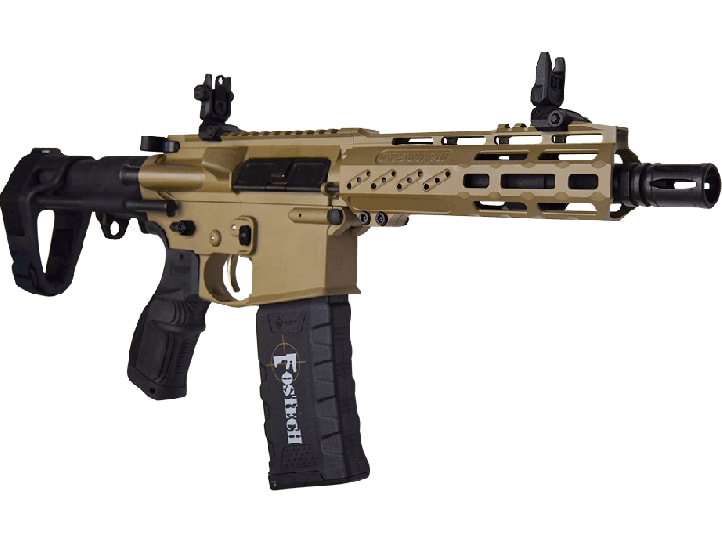 FosTecH 4163-FDE Fighter LITE Tomcat Pistol with Echo AR-II Trigger