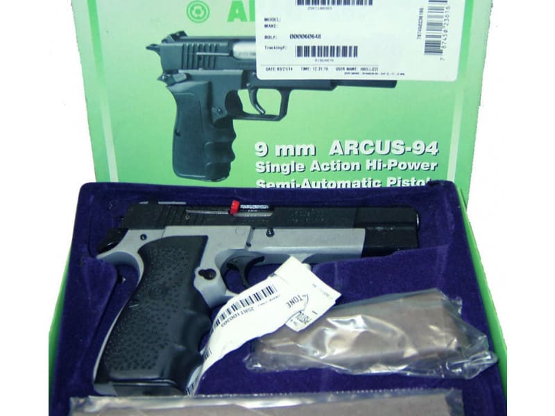 Bulgarian Arcus 94 9mm Pistol 4.75" 13+1 HG1016T-N - Semi-Auto - Hand Guns