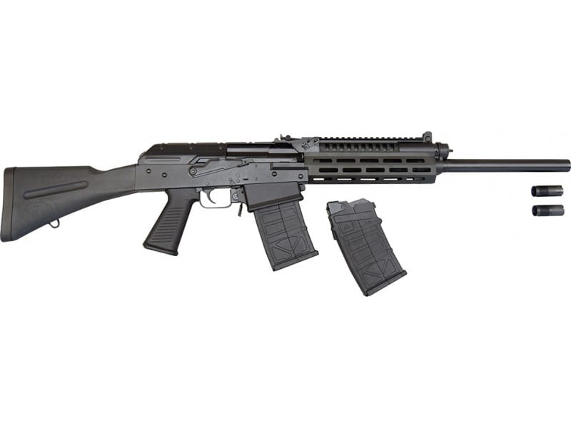 EM-12B AK Style 12GA Semi - Auto Shotgun, Mag Fed, 3" Chambers, Black