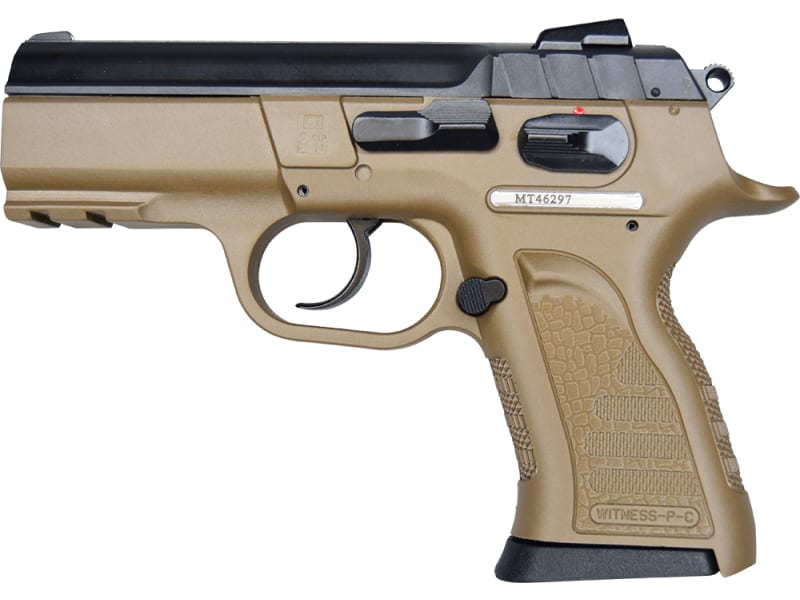 EAA 999066 Tanfoglio Witness, Polymer, 9mm 3.6" 13rd Flat Dark Earth ...