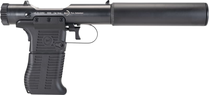 B&T Firearms 410111 Station Six 9+1 3.50"/5.10" Black Hard Coat