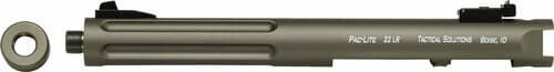 Tactical Solutions PL6TEMODRF Barrel Ruger 6 PAC-LITE Fluted ODG