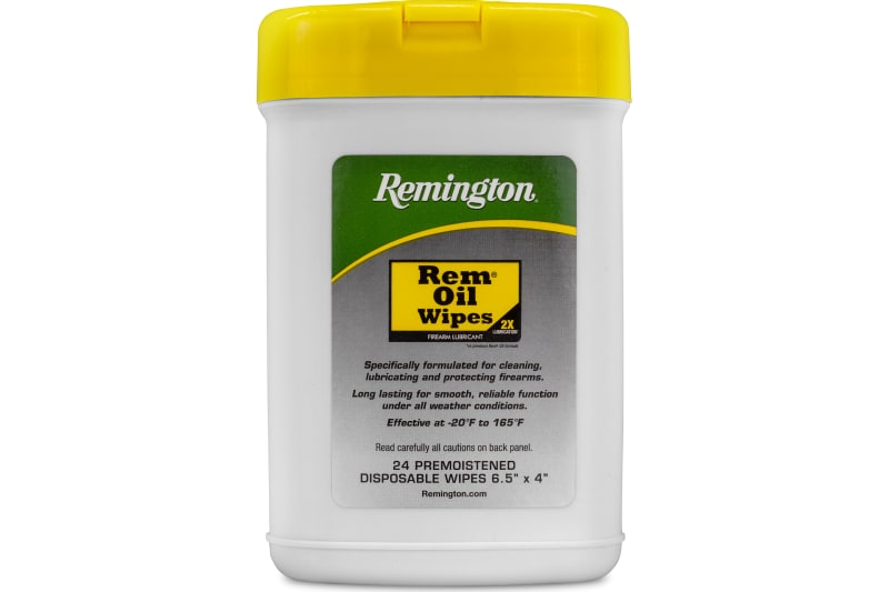 Remington 16325 Rem Oil Cleans/Lubricates/Protects Wipes 24 Count
