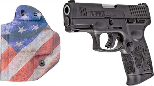 Taurus 1G3C931CK4 G3C 3.26 3 12rd MFT US Flag Holster
