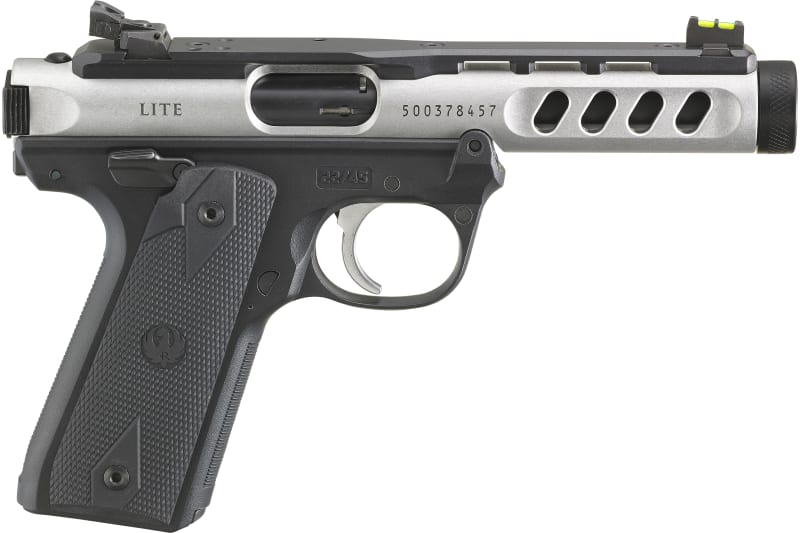 Ruger 43949 Mark IV 22/45 Lite 10+1 4.40" Stainless Steel Threaded