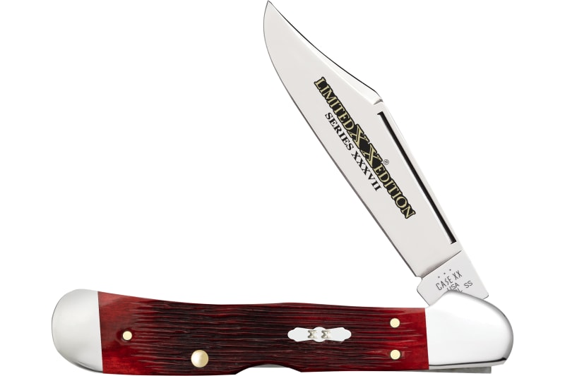 Case 12213 Limited Edition Xxxvii CopperLock Folding Locking Clip Point