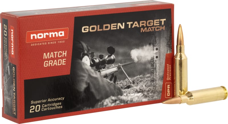 Norma Ammunition 20160392 Dedicated Precision Golden Target Match 6mm