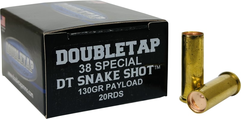 DoubleTap Ammunition 38SPSS2 Snake Shot 38 Special 130 GR20 Per Box/ 50