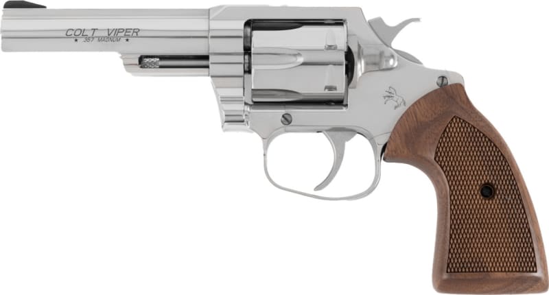 Colt Defense VIPER-SP4WRR Viper .357MAG 4.25" SS /WALNUT Grips Revolver