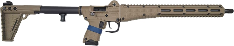Kel-Tec SUB2K9GLKTAN SUB2000 Gen 3 15+1 16.15" Black Steel Threaded