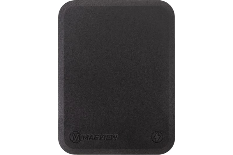 Magview 82028 Wireless Charging Phone Plate Black 2.50" x 3.25"