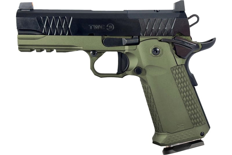 Jacob Grey Firearms TWC9EDG TWC9 17+1 4.25" Black Bull Barrel, Black