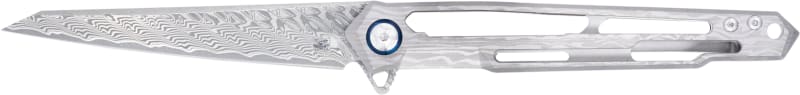 CobraTec Knives CTGSTDAMWNS Ghost 3.88" Folding Wharncliffe Plain