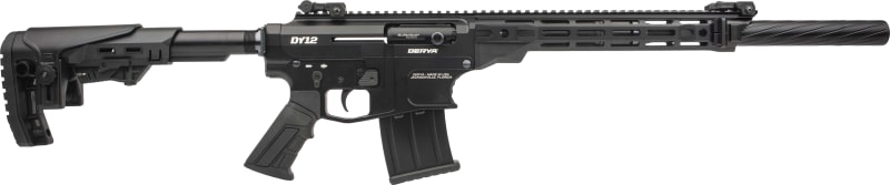 Derya DY12 12GA 20" Semi-Auto Shotgun 5+1 Capacity Adjustable Stock