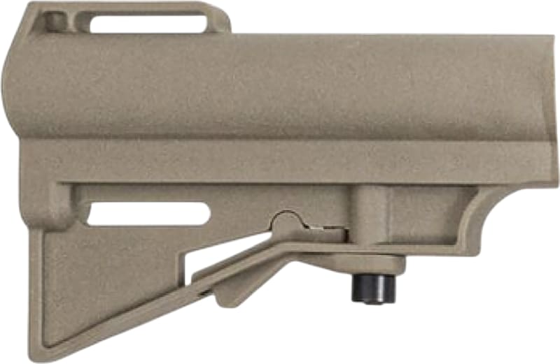 DPMS CAR-15 Adjustable Pistol Brace FDE Polymer for 6 Position Buffer Tube.