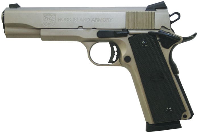 Rock Island Armory 51448 Rock Stnd FS NKL 45 ACP 5"
