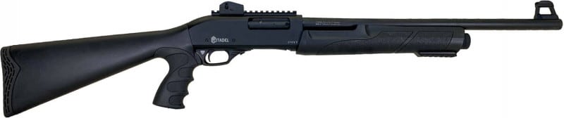 Citadel CDA-12 Force Pump Action Shotgun 20" Barrel 12GA 3rd Black