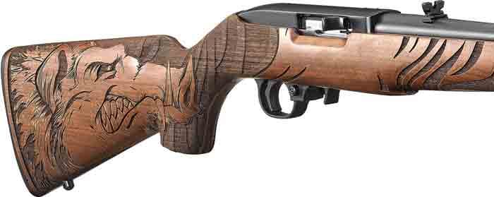 Ruger 21168 10/22 Wildhog 22LR Engraved Walnut