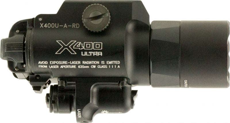 Surefire X400UARD X400 Ultra WeaponLight w/ Red Laser 500 Lumens CR123A