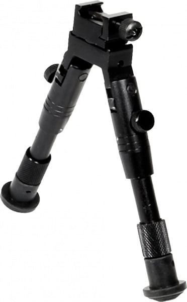 UTG TL-BP28S Shooter''s Swat Bipod Black Aluminum 6.2-6.7