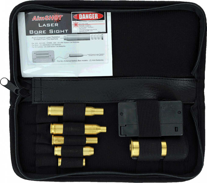 AimShot Ktmaster KT Master Rifle Bore Sight Kit Green Laser Boresighter