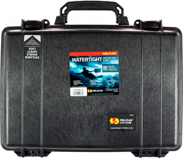 Pelican 1470 Protector Laptop Case Medium 16.8" x 12.23" x 4.47" Polymer