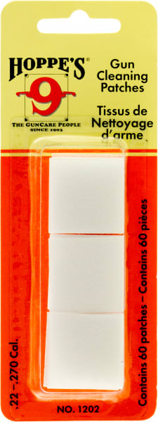Hoppes 1203 Gun Cleaning Patches .270-.35 Cal 50 Pack