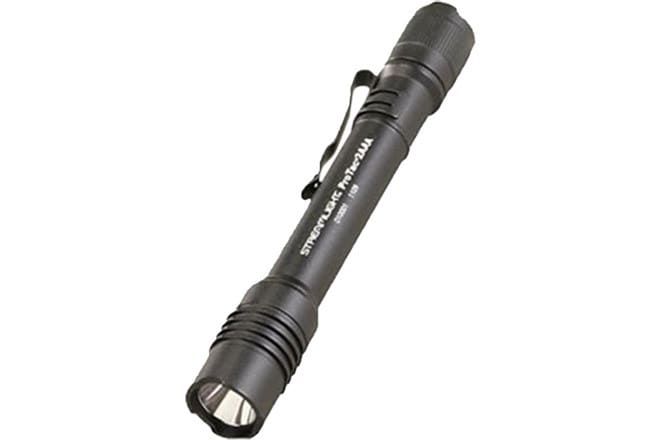 Streamlight 88039 ProTac 2AAA LED Flashlight 10/80 Lumens Aluminum Black