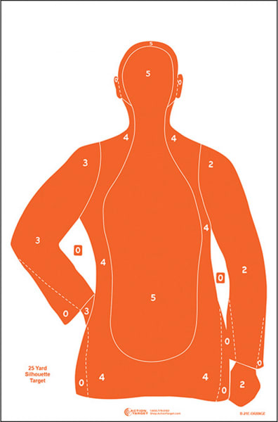 B21EORANGE100 B-21E Orange Targets 100 BX