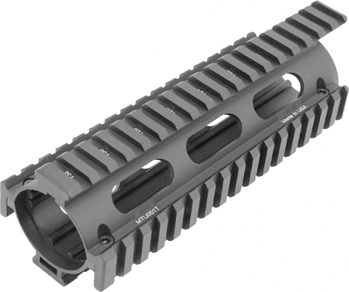 UTG Pro MTU001T AR15 Rifle Quad Rail w/ Extension Aluminum Black/Anodized