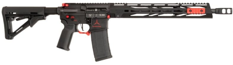 Red Arrow 223/5.56 AR-15 Rifle, w/ Red Accents, 16", Magpul Furniture